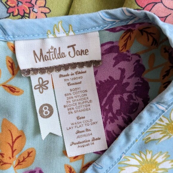 Matilda Jane | Dresses | Matilda Jane Girls Floral Tinic Dress ...